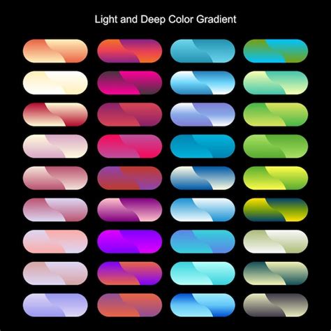 Premium Vector Gradient Vibrant Colorful Pattern Combination Colors