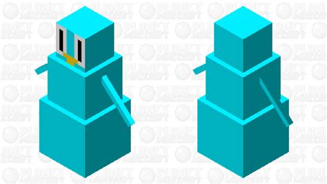 Milo Snowman Minecraft Mob Skin