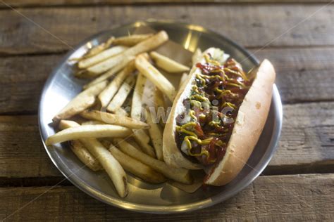 핫도그 소세지 머스타드 케첩 소스 사진이미지일러스트캘리그라피 Natsu U작가