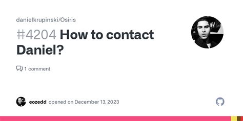 How To Contact Daniel · Issue 4204 · Danielkrupinski Osiris · Github