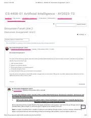 CS 4408 01 AY2023 T2 Discussion Assignment Unit 2 Pdf 1 9 23 2 23 PM CS 4408 01 AY2023 T2