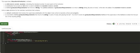 Solved The Superclass Educationallnstitution Contains