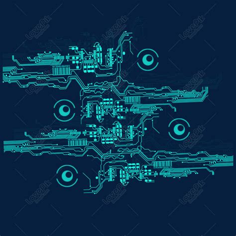 Business Technology Circuit Diagram Elements Png Free Download And Clipart Image For Free