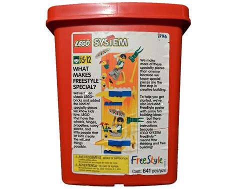 Lego Set 1796 1 Freestyle Large Monster Bucket 1996 Freestyle Rebrickable Build With Lego