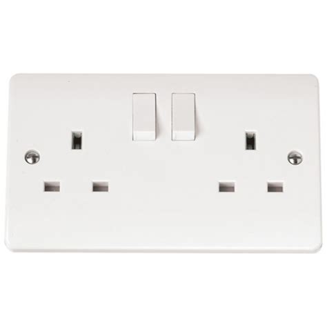 Click Mode 13a 2 Gang Dp Switch Socket