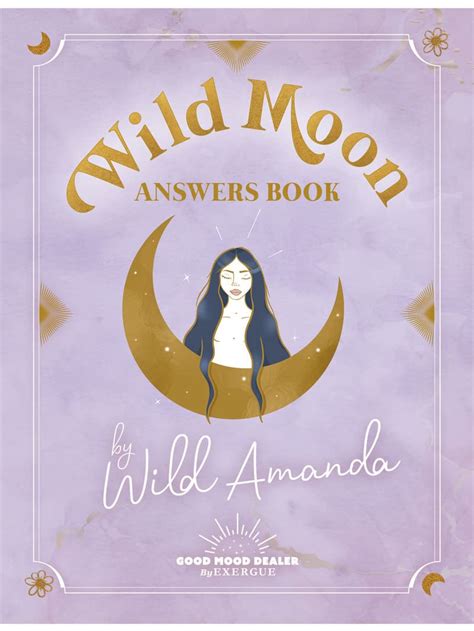 Amazonfr Wild Moon Answers Book By Amanda Wild Amanda Wild Livres