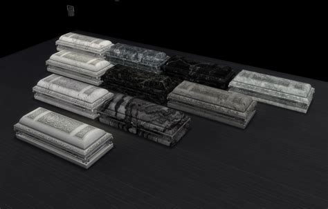 The Royal Geek The Sims 4 Cc Marble Coffins Requires Vampires