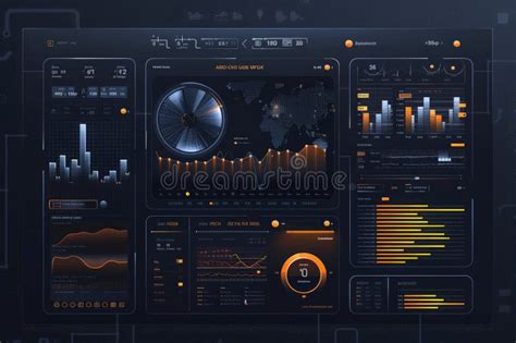 Toolkit Ui Ux Dashboard Infographic Template With Big Data Visualization Pie Charts Workflow
