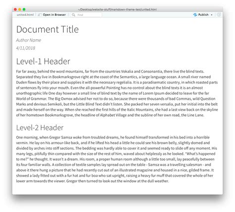 Andrew Zieffler R Markdown Theme Gallery