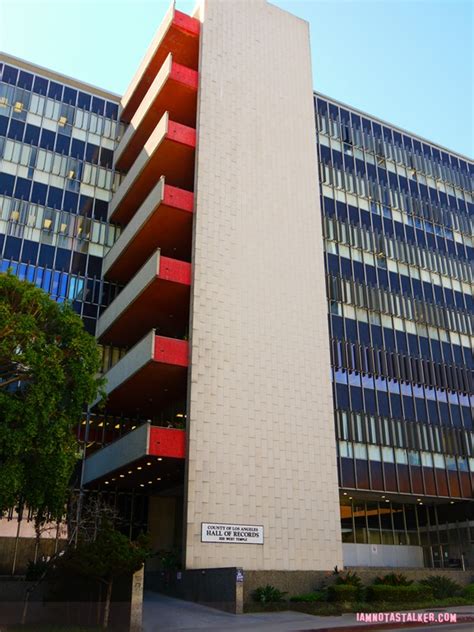 Los Angeles County Hall Of Records Iamnotastalker