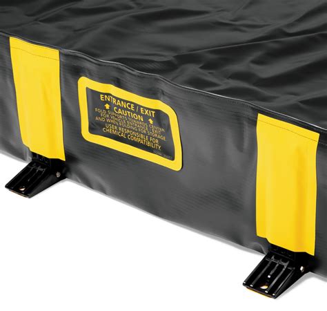 Containment System Can Be Staked Down And Provides Easy Drive In Access