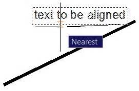 AutoCAD Tip Text Alignment Technique CADnotes