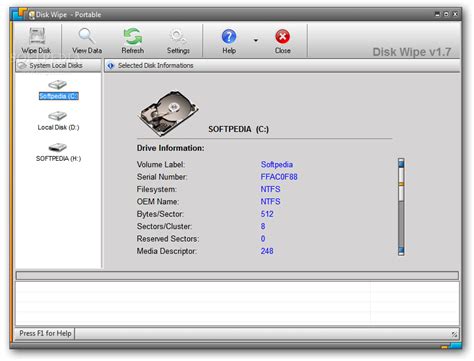 Disk Wipe Download Softpedia