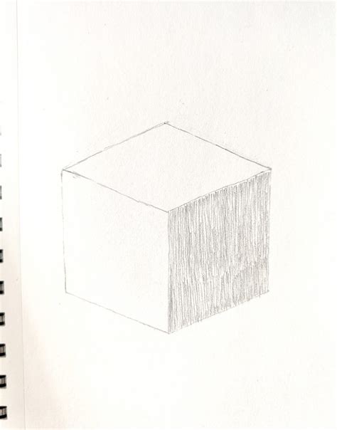 How To Draw A Cube Step By Step