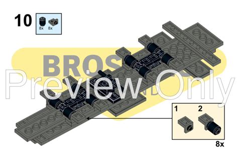 Lego Moc Broshuis 3 Axle Semi Low Loader By Marcelrvb Rebrickable Build With Lego
