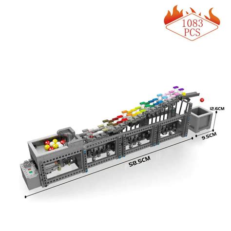 Moc Ideas Expert Rainbow Stepper Building Blocks 26004