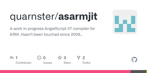 GitHub Quarnster Asarmjit A Work In Progress AngelScript JIT Compiler For ARM Hasn T Been