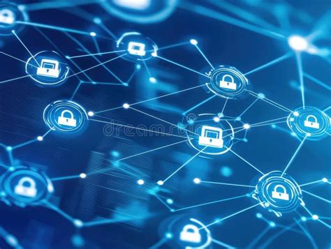 Network Of Connected Devices Illustrating Business Concepts Related To