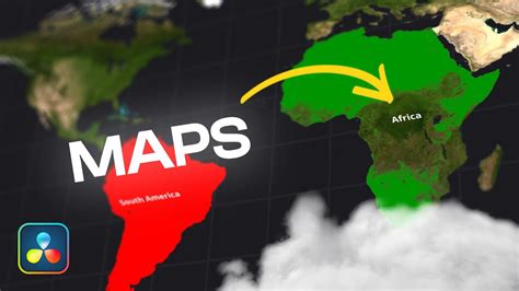 Create Map Visualization In Davinci Resolve 18 Davinci Resolve Tutorial Youtube