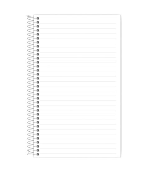 Premium Vector Wire Bound Lined Notebook Template Spiral Coil Spring Notepad Legal Paper