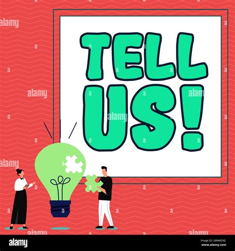 Conceptual Caption Tell Us Word Written On Communicate Information To