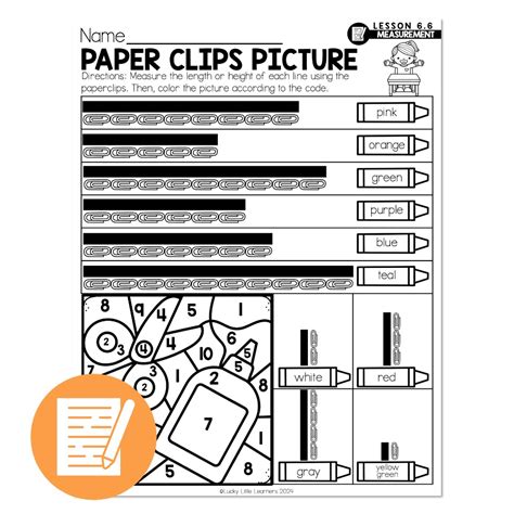 Lucky To Learn Math 1st Grade Lesson 6 6 Non Standard Measurement