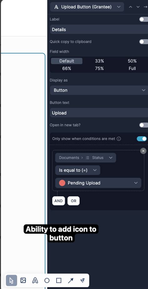 Feature Request Icons For Fields Displayed As Buttons Feature Requests Noloco