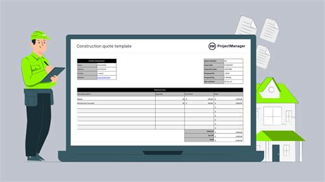 Quotation Form Template For Construction Work Free Construction
