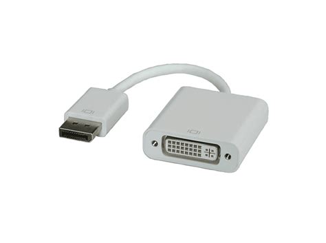 Roline Displayport Dvi Adapter Dp Stecker Dvi Buchse Displayport Dvi Adapter Mediamarkt