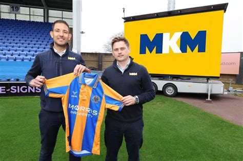 Town Launch New Partnership With Mkm Building Supplies Shrewsbury