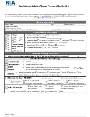 Fillable Online Radiation Therapy Facility Fax Email Print PdfFiller