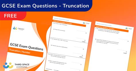 Truncation Exam Questions Gcse Maths [free]