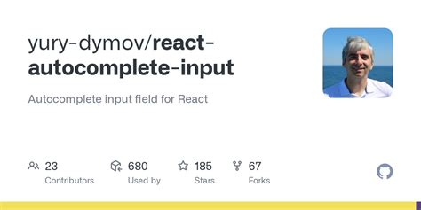Github Yury Dymovreact Autocomplete Input Autocomplete Input Field