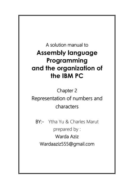 Representation Of Numbers And Characters Pdf Computing Technology