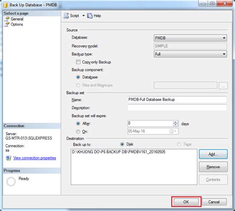 how to backup and restore primavera p6 sql database blog