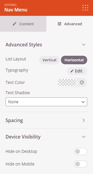 Nav Menu Block SeedProd
