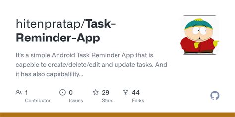 GitHub Hitenpratap Task Reminder App It S A Simple Android Task Reminder App That Is Capeble