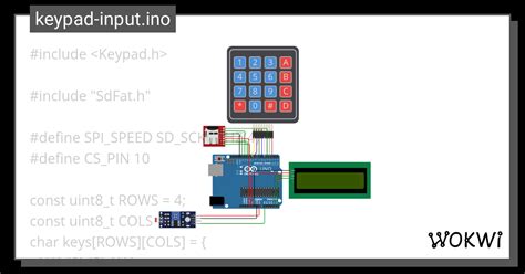 Keypad O Copy Wokwi Esp32 Stm32 Arduino Simulator