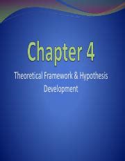 Chapter Theoretical Framework Hypothesis Development DC Pdf Theoretical Framework