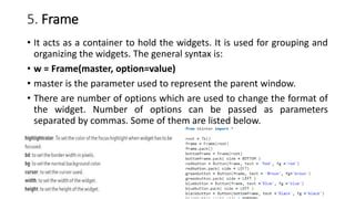 Python Graphical User Interface And Design PPTX