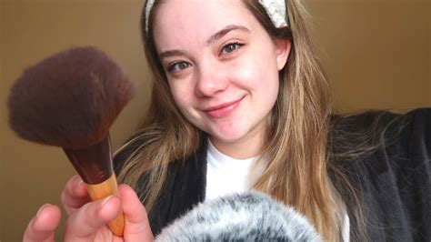ASMR My MAKEUP ROUTINE! Ear To Ear Whispers, Tapping, Brushing Sounds ...