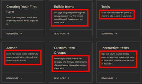 Inconsistency Navigation Description On The Items Page · Issue 31 · Moddedmc Wikifabric