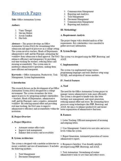 Cpp Research Page Pdf Automation Ajax Programming