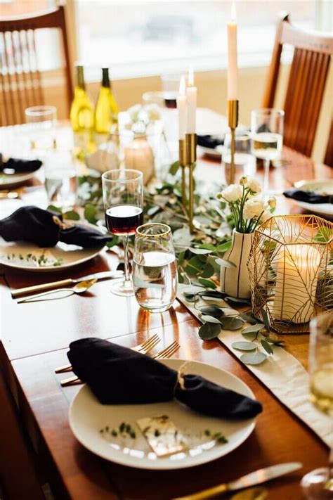 How To Set A Modern Dinner Party