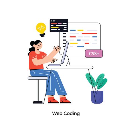 Web Coding Flat Style Design Vector Illustration Stock Illustration Vector Art At Vecteezy