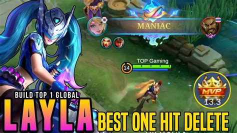 ONE HIT DELETE!! Layla New Gold Lane Build, Almost SAVAGE!! - Build Top Global Layla 2024 ~ MLBB ...