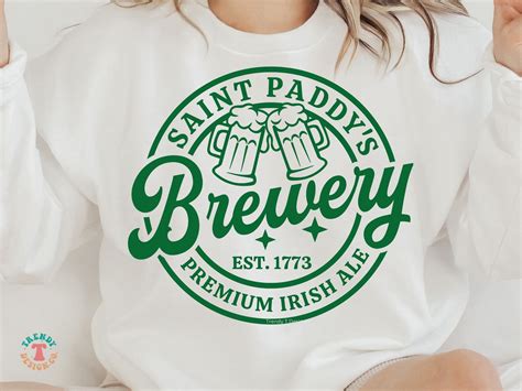Saint Paddys Brewery Svg Png Premium Irish Ale Svg For Shirt St