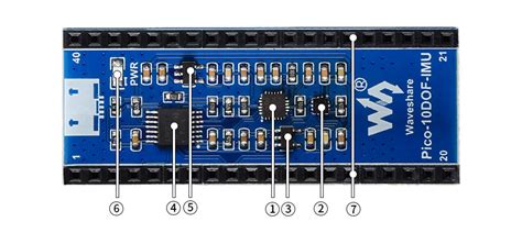 Wave 19358 10 Dof Imu Sensor Module For Raspberry Pi Pico Onboard