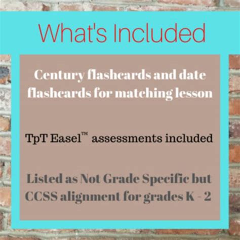 Chronological Order Practice Flash Cards Centuries Tpt