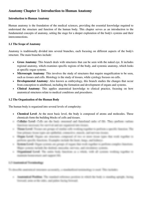 Solution Introduction To Human Anatomy Studypool
